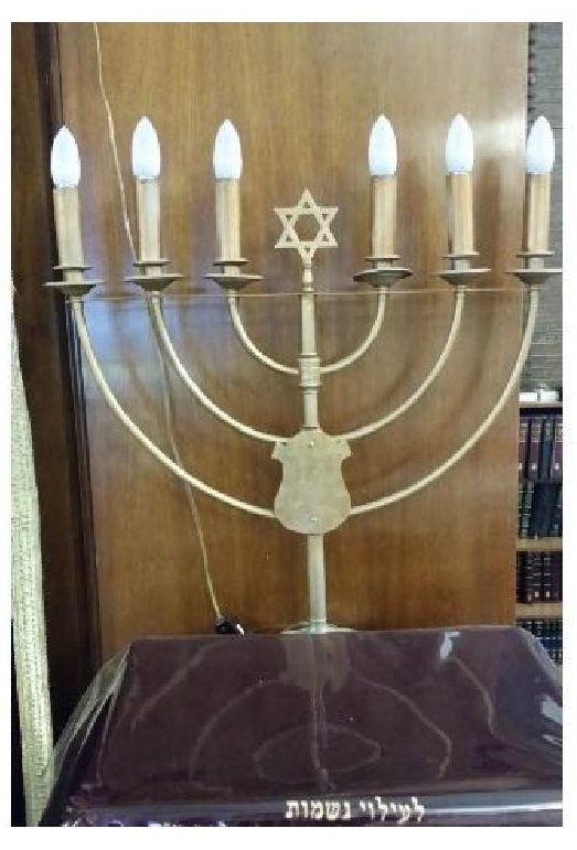 Is this Menorah ok for the Amud in a Shul? - AskTheRav